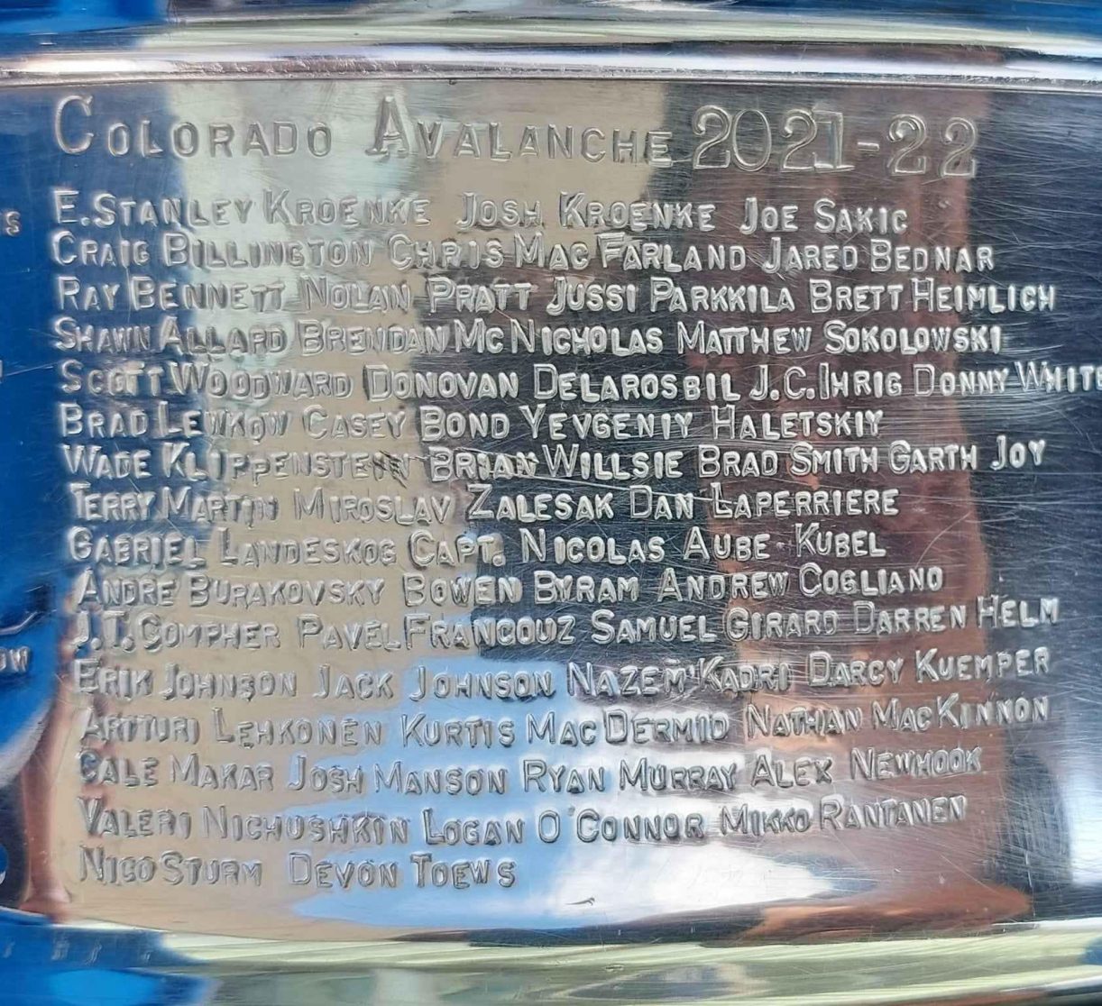 Avs 2021-22 Roster Project – Downtown's Jerseys