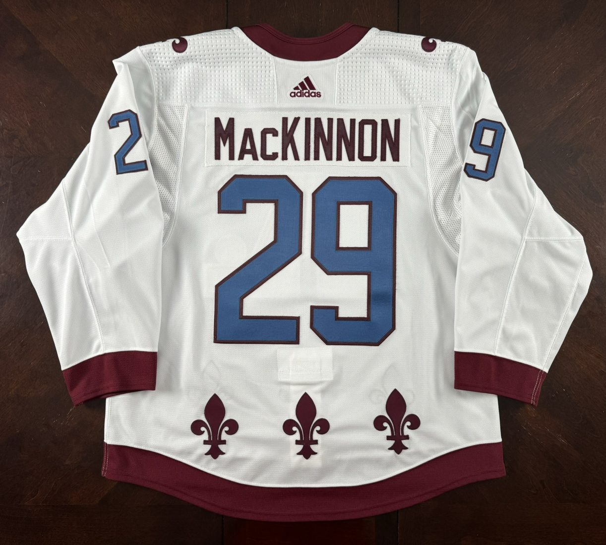 Colorado Avalanche – MacKinnon 2021 Reverse Retro MiC – Downtown's Jerseys