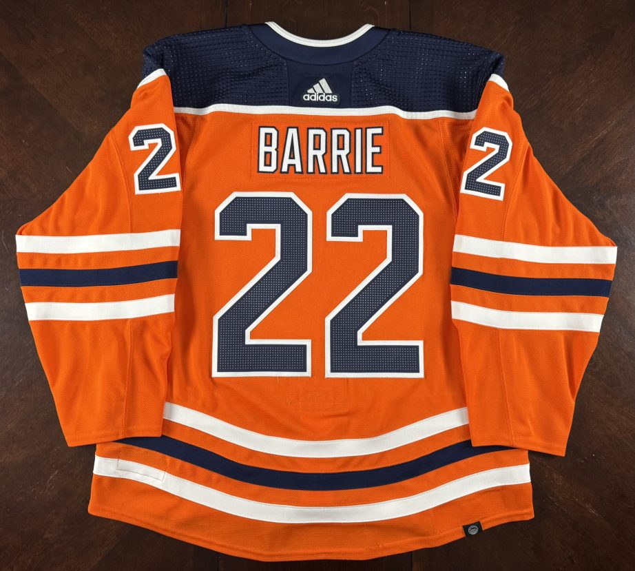 Edmonton Oilers – Barrie 2021-22 Home MiC GW – Downtown's Jerseys